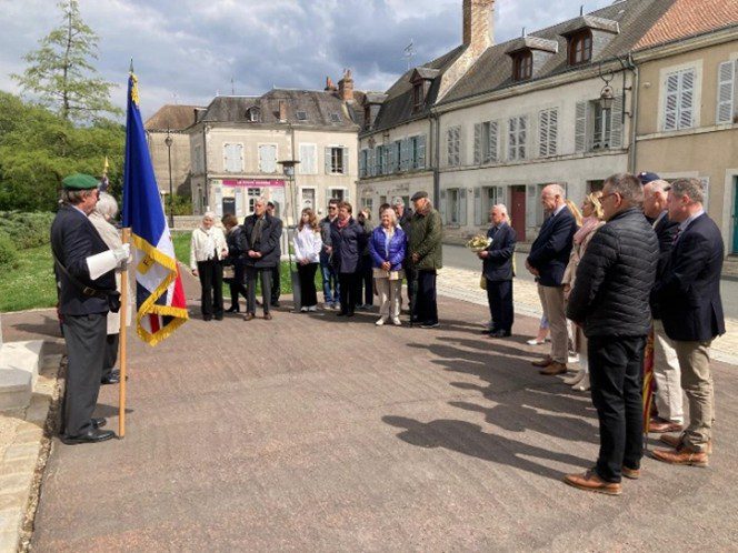 5th May 2025 – Remembrance ceremony at Romorantin-Lanthenay, France ...