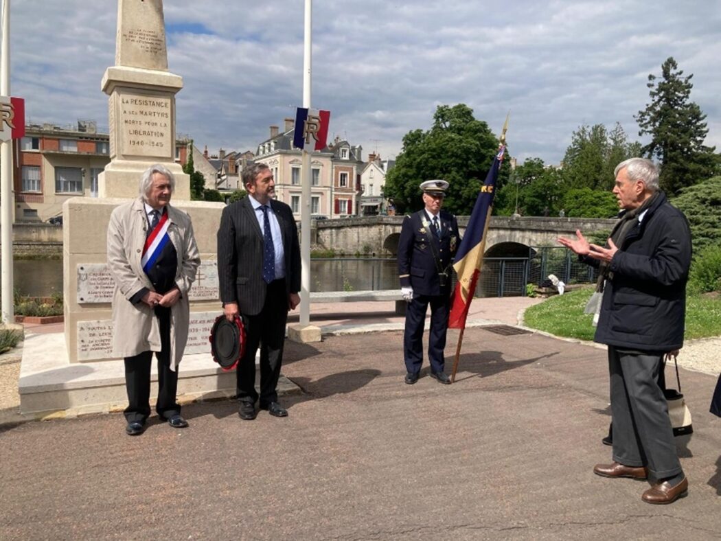 5th May 2025 – Remembrance ceremony at Romorantin-Lanthenay, France ...