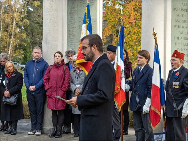 11th November 2024 – Armistice Day French ceremony, Brookwood Military ...